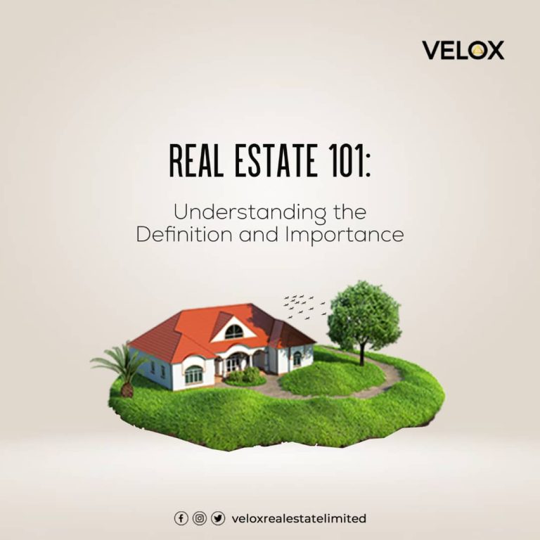 Real Estate 101: Understanding the Definition and Importance - Velox Blog